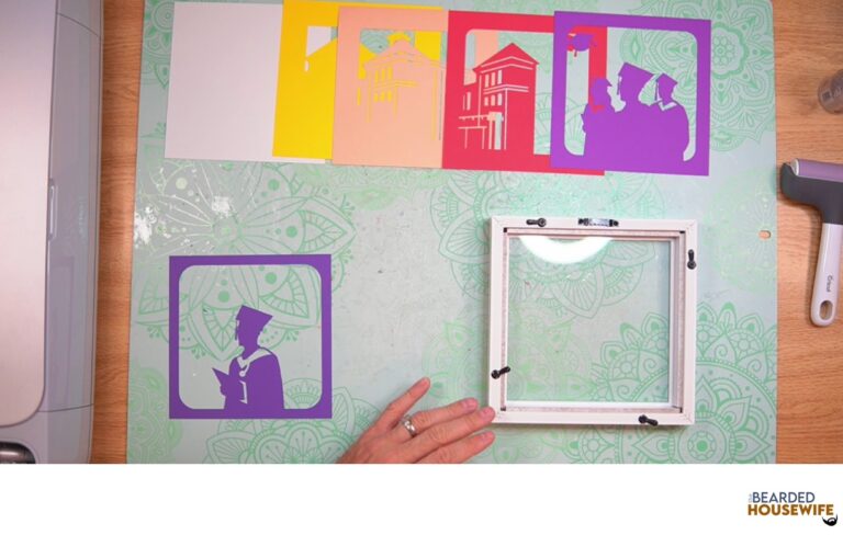 How to Make Fun Graduation Shadow Boxes - The Bearded Housewife