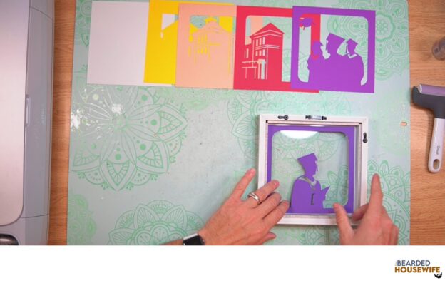 How to Make Fun Graduation Shadow Boxes - The Bearded Housewife