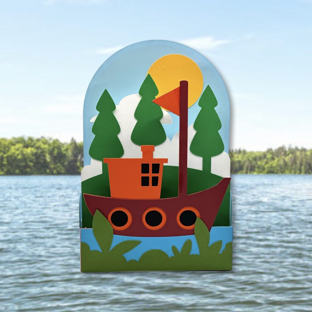 How to Make Fun On the River Box Cards - The Bearded Housewife