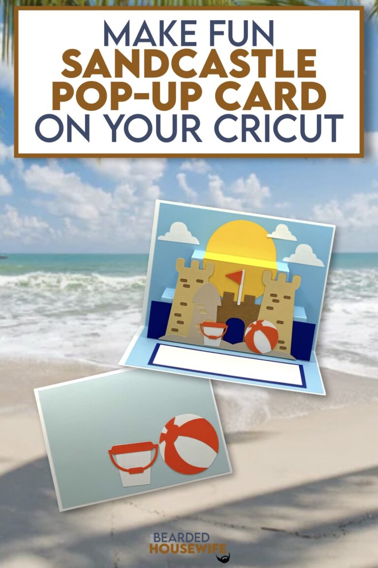 How to Make Cute Sandcastle Pop-Up Cards - The Bearded Housewife