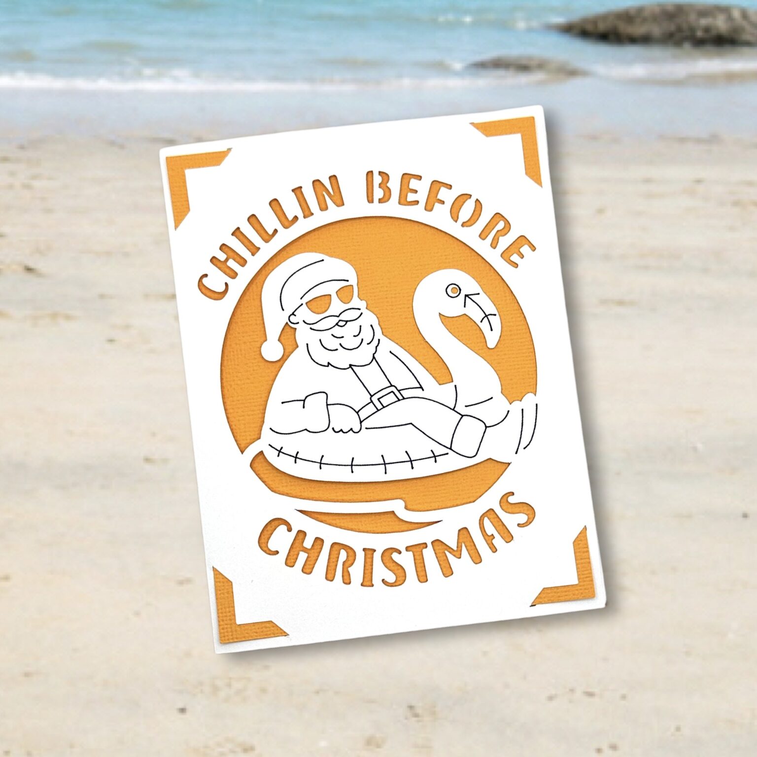 How to Make Funny Christmas Insert Cards - The Bearded Housewife
