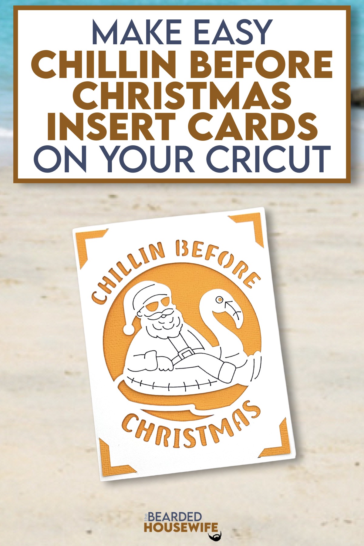 How to Make Funny Christmas Insert Cards - The Bearded Housewife
