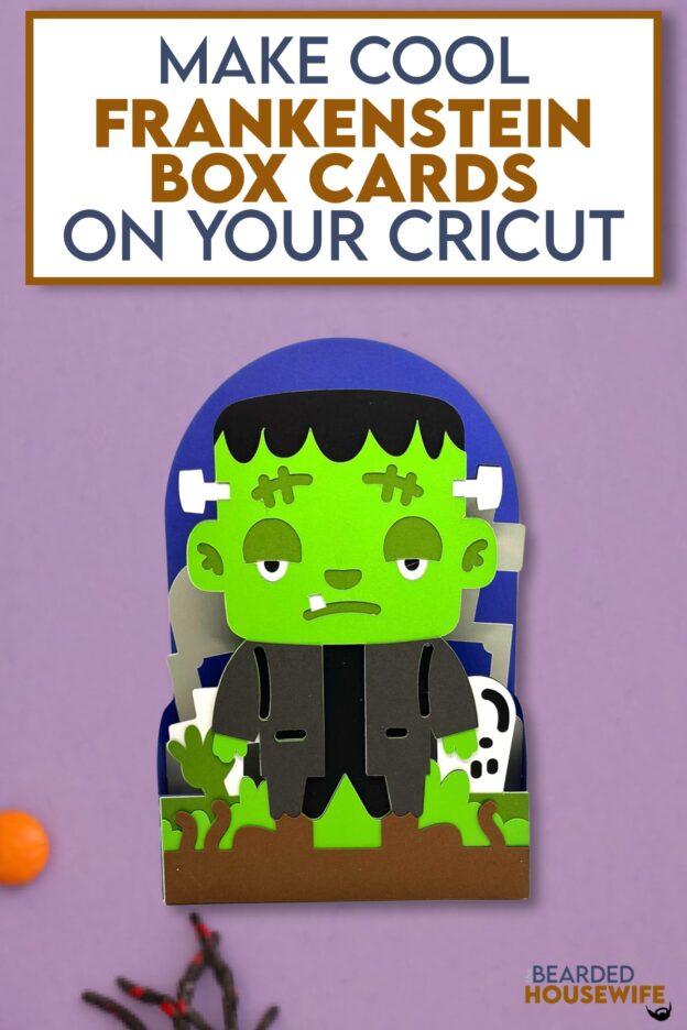 How to Make Fun Frankenstein Box Cards - The Bearded Housewife