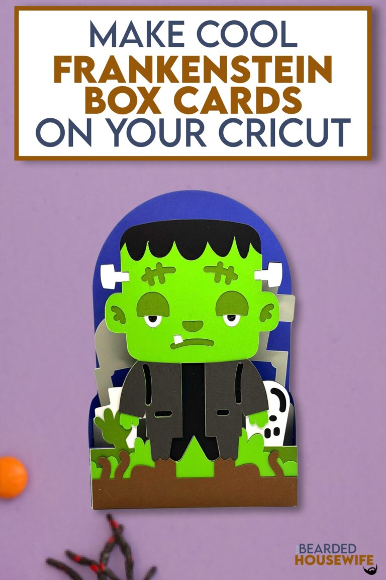 How to Make Fun Frankenstein Box Cards - The Bearded Housewife