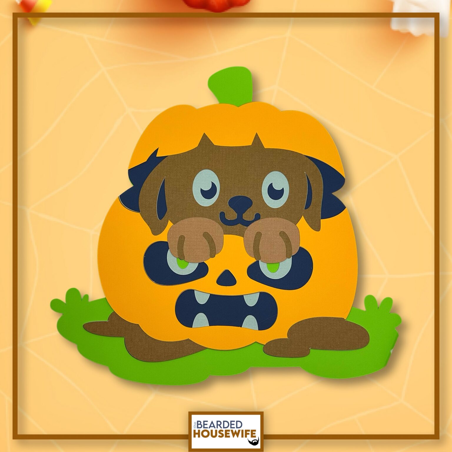 How to Make Cute Pumpkin Surprise Layered Paper Crafts - The Bearded ...